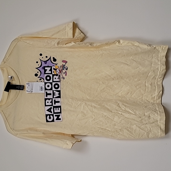 H&M | Shirts | Nwt Hm Cartoon Network Dexters Labratory Yellow Graphic ...